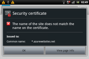 TLS on Azure with Legacy Android – Passion for Coding